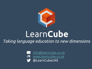 LearnCube - Virtual Classroom software designed to teach English online ...