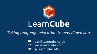 LearnCube - Virtual Classroom software designed to teach English online ...