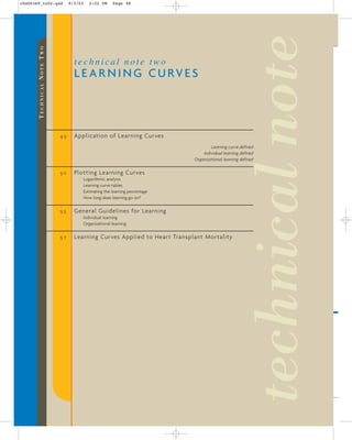 Learn curve | PDF