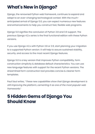 Learn Django Tips, Tricks & Techniques for Developers | PDF