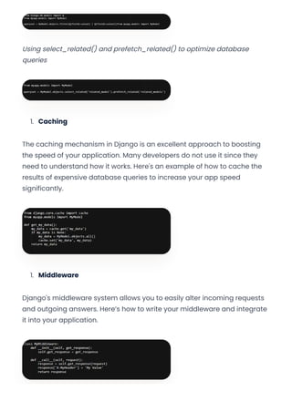 Learn Django Tips, Tricks & Techniques for Developers | PDF