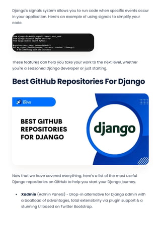 Learn Django Tips, Tricks & Techniques for Developers | PDF