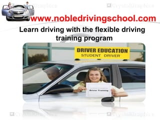 Learn driving with the flexible driving training program | PPT
