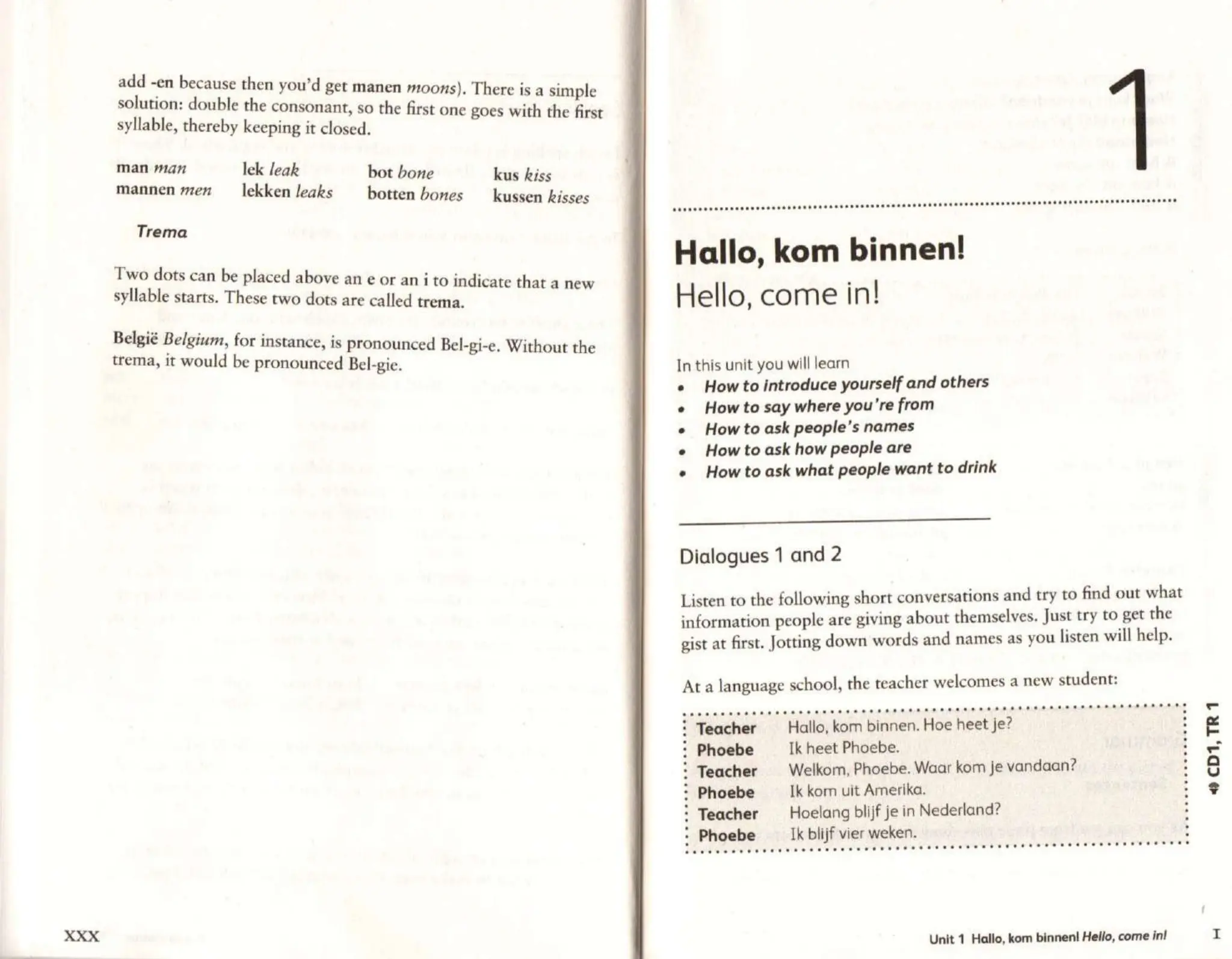 Complete Dutch – Teach Yourself - Chapter 1 | PDF