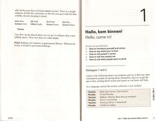 Complete Dutch – Teach Yourself - Chapter 1 | PDF