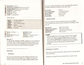 Complete Dutch – Teach Yourself - Chapter 1 | PDF