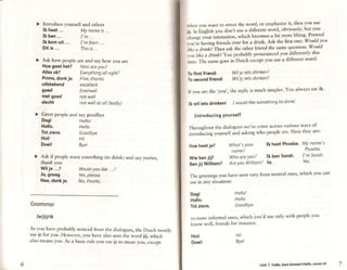 Complete Dutch – Teach Yourself - Chapter 1 | PDF