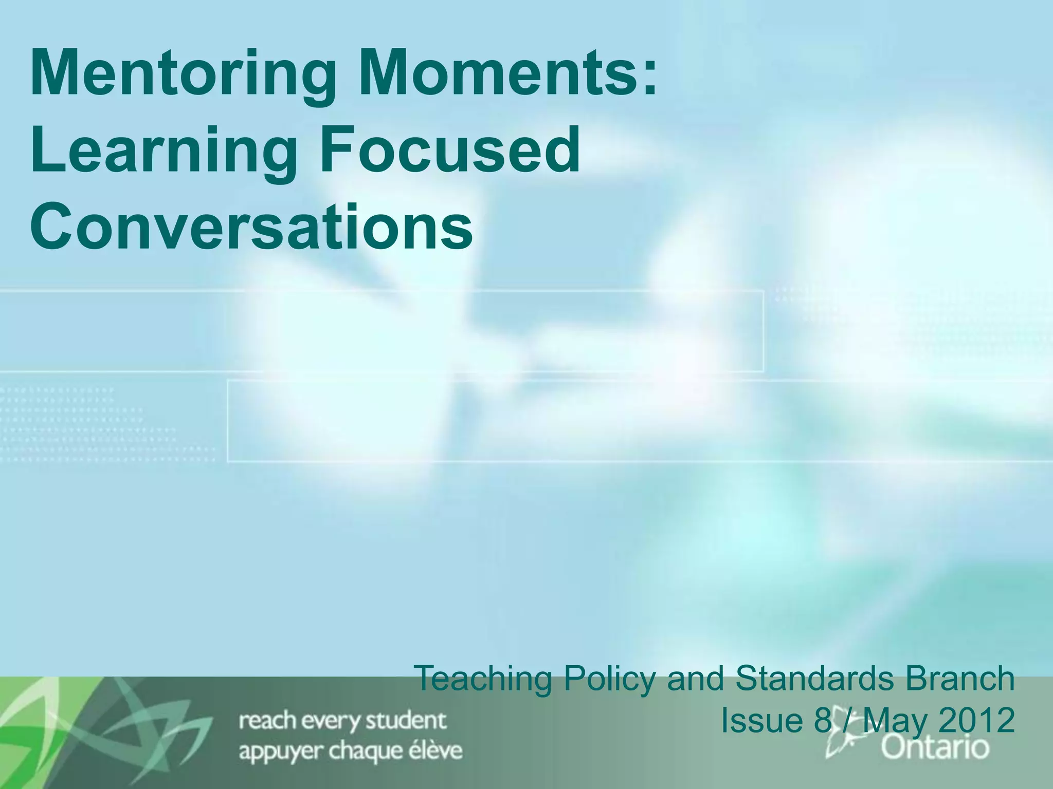 Learned focus conversation | PPTX