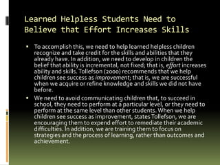 When Children Fail in School: What Teachers and Parents Need to Know ...