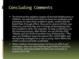 When Children Fail in School: What Teachers and Parents Need to Know ...