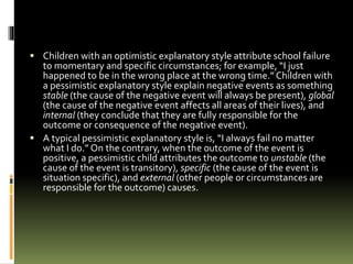 When Children Fail in School: What Teachers and Parents Need to Know ...