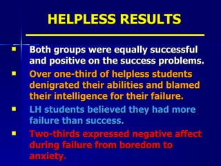 Learned helplessness &_control | PPT