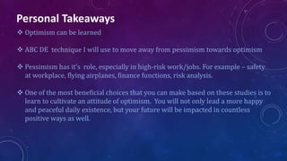 Learned optimisim book review | PPT