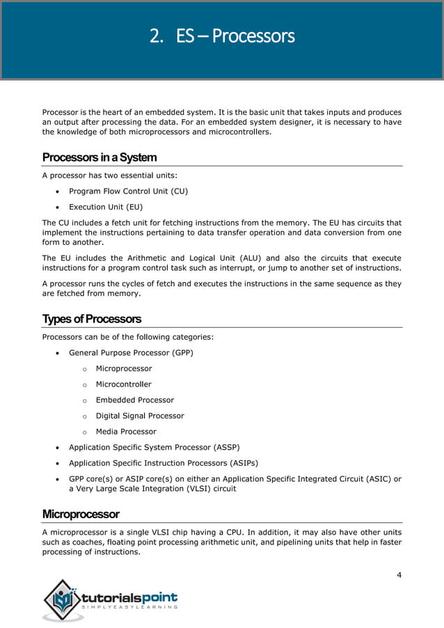 Learn embedded systems tutorial | PDF