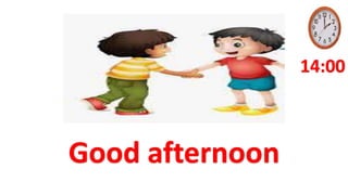 Learn english beginners greetings ppt | PPTX