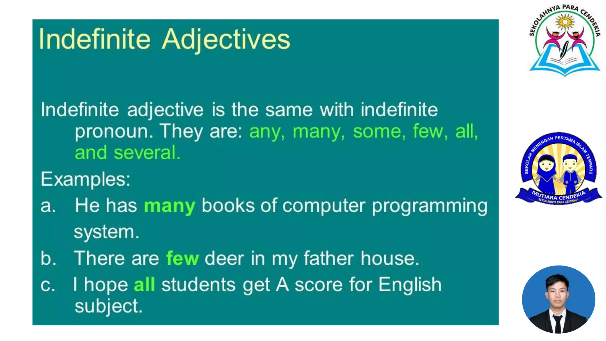 Adjective and the verb “to be” in present tense | PPT