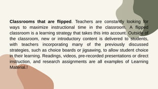 LEARNER-CENTERED INSTRUCTIONAL STRATEGIES REPORT (1).pptx