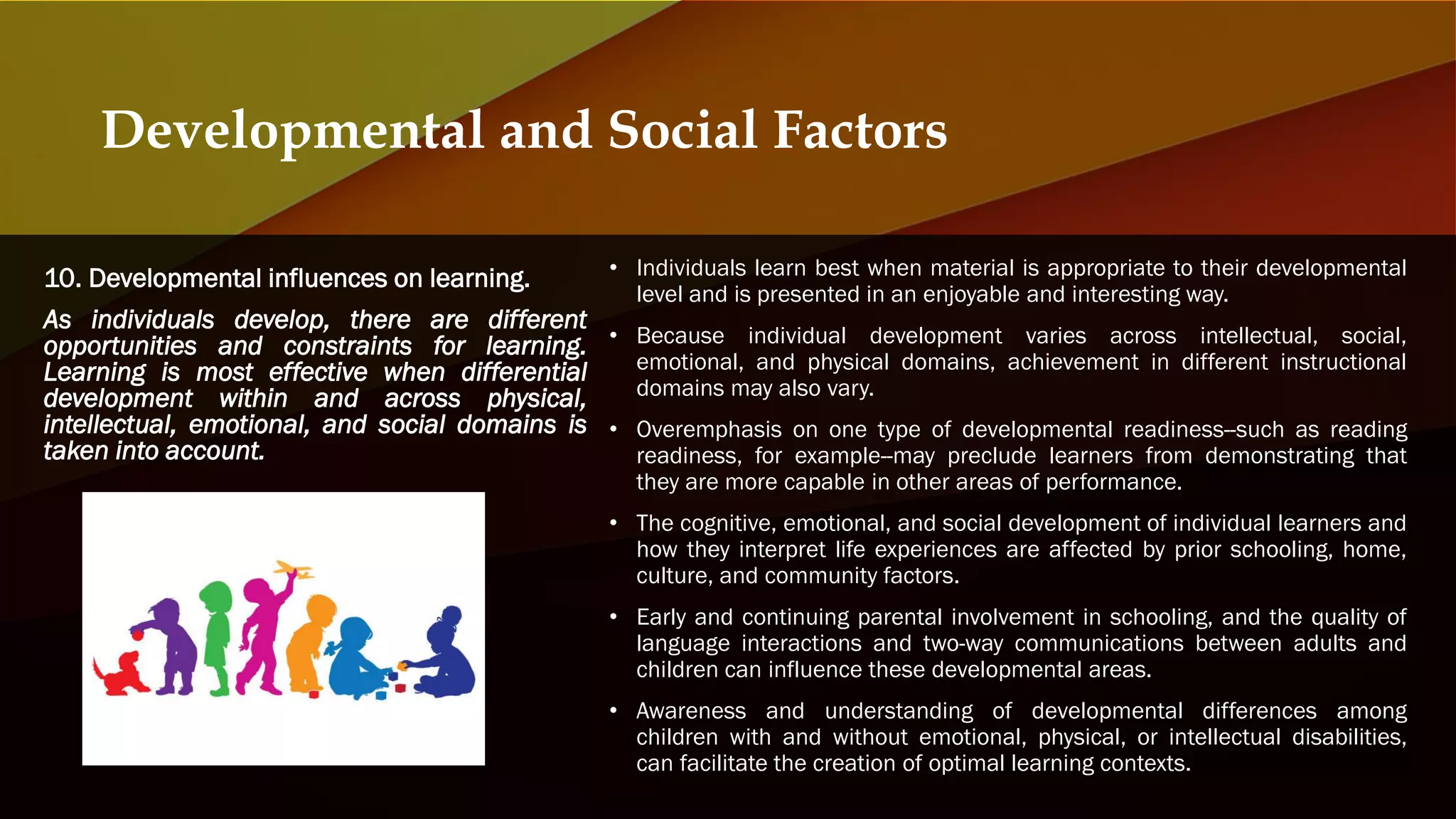Learner centered psychological principle | PDF
