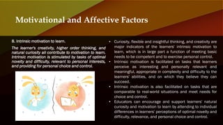 Learner centered psychological principle | PDF