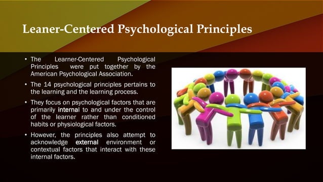Learner centered psychological principle | PDF | College Planning | College Education