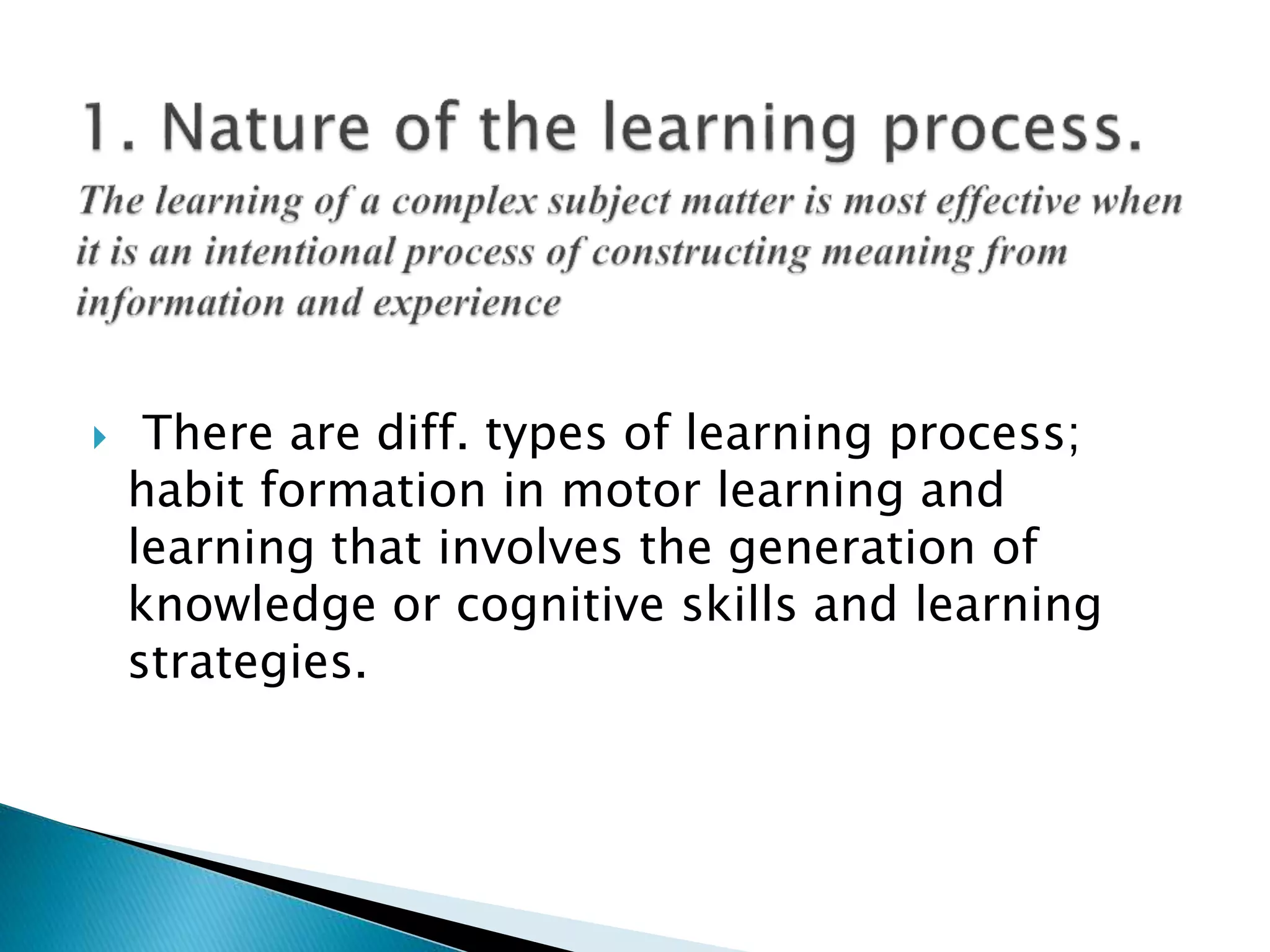 Learner centered psychological principles | PPTX