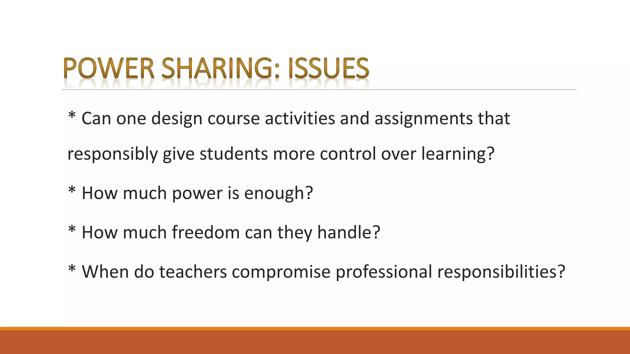 Learner centered teaching | PDF