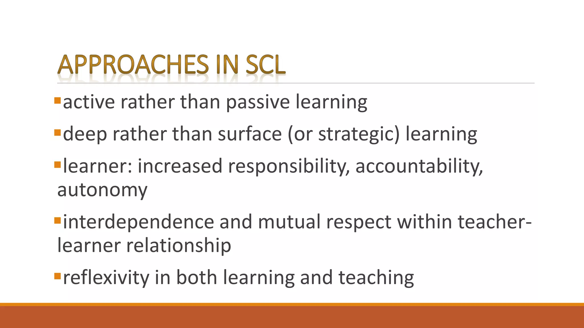Learner centered teaching | PDF