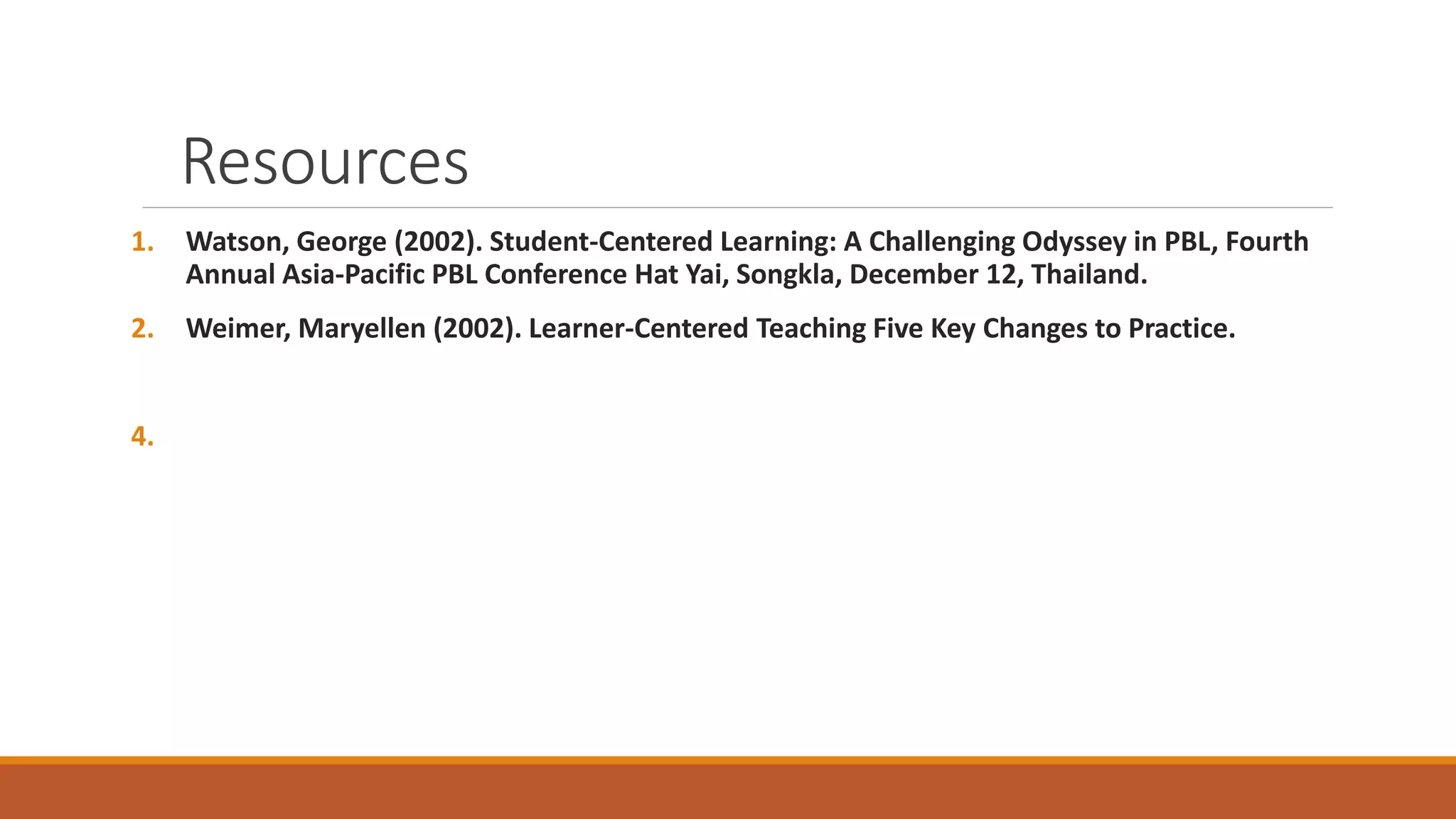 Learner centered teaching | PDF