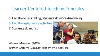 Learner centered teaching | PPTX