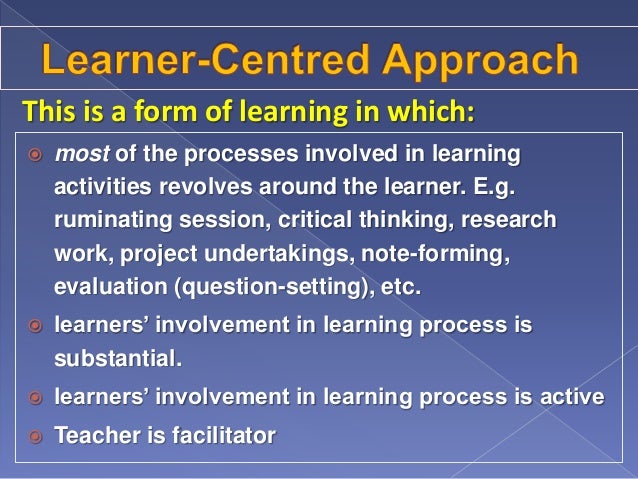 Learner-Centred Approach