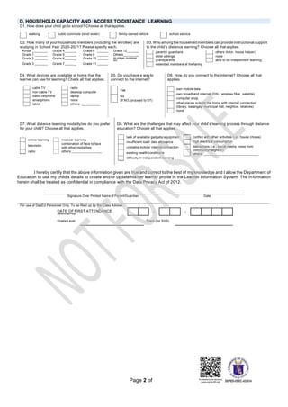 Learner enrollment-and-survey-form | PDF
