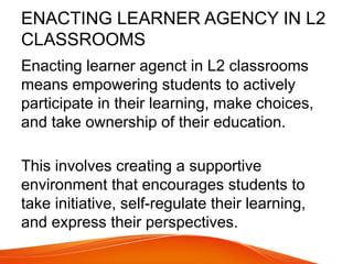 Learner_Agency_Presentation - graduate school ppt | PPTX