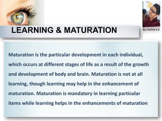 Learner and learning: A Brief Glance | PDF