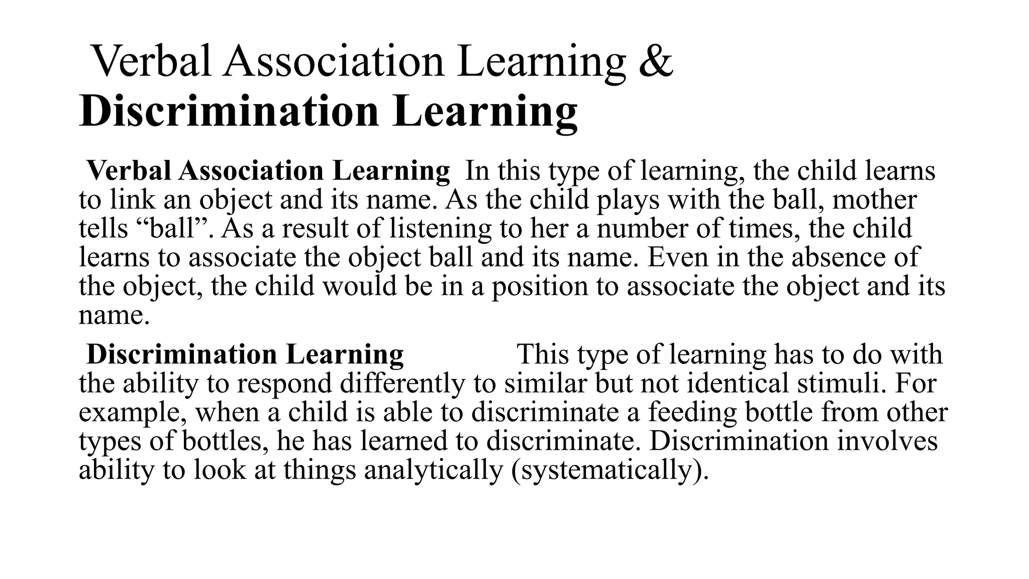 Learner and Learning -Types of learning. | PPT