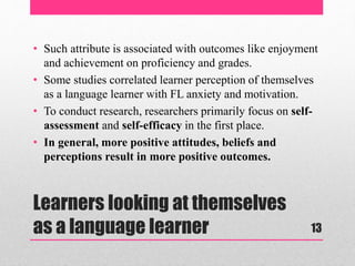 Learner Attitudes | PPTX