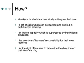 Learner autonomy | PPT