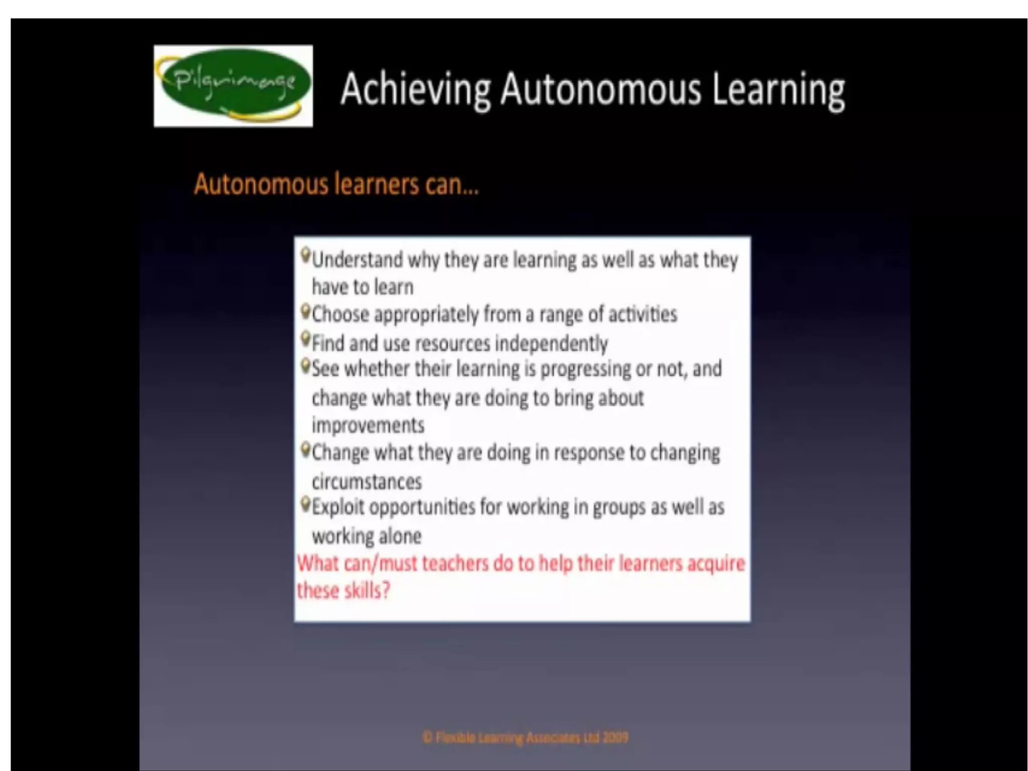 Learner Autonomy | PPT