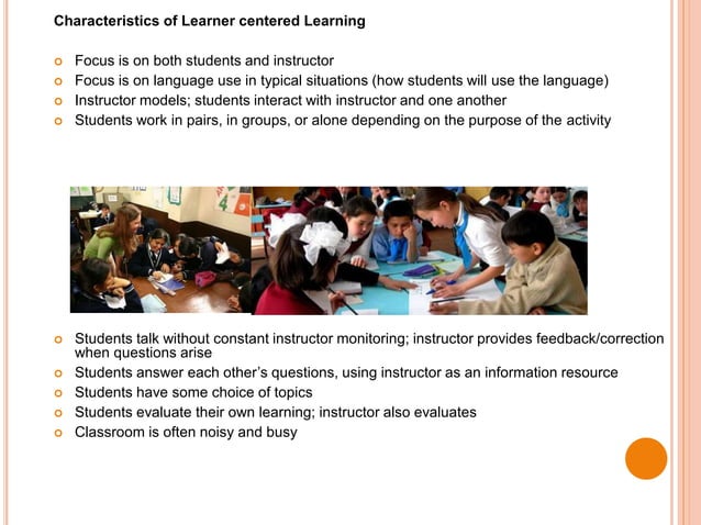 LEARNING CENTERED LEARNING | PPT