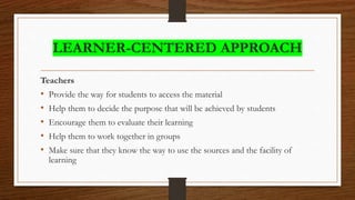 Learner Centered Teaching | PPT