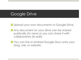 Learner centered technologies | PPTX