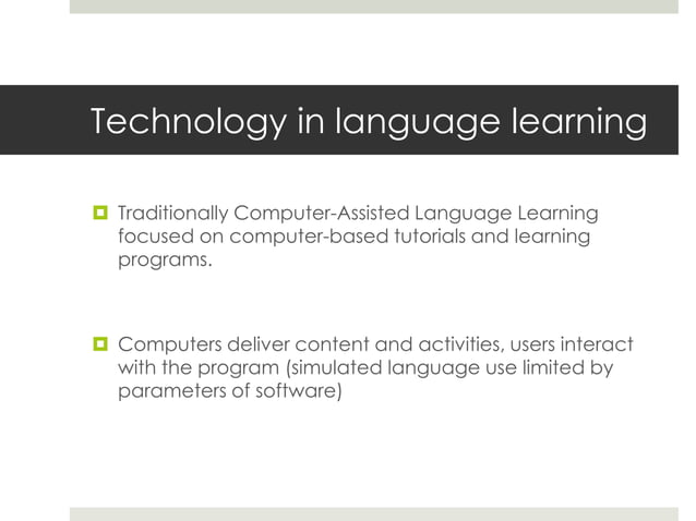 Learner centered technologies | PPTX