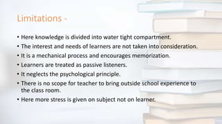 approaches in teaching learning process | PPTX