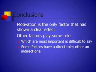 Learner differences affective factors | PPTX | Education