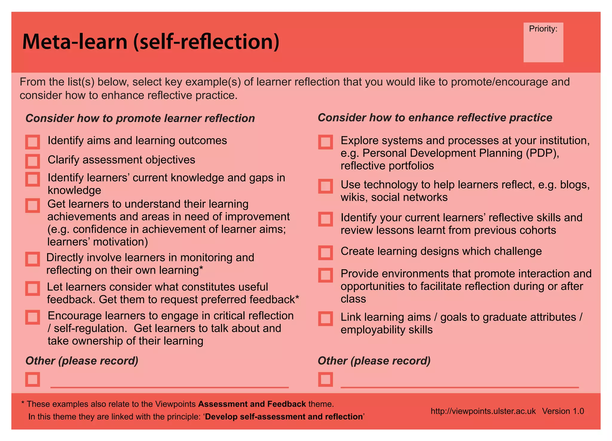 Learner Engagement printable cards | PDF