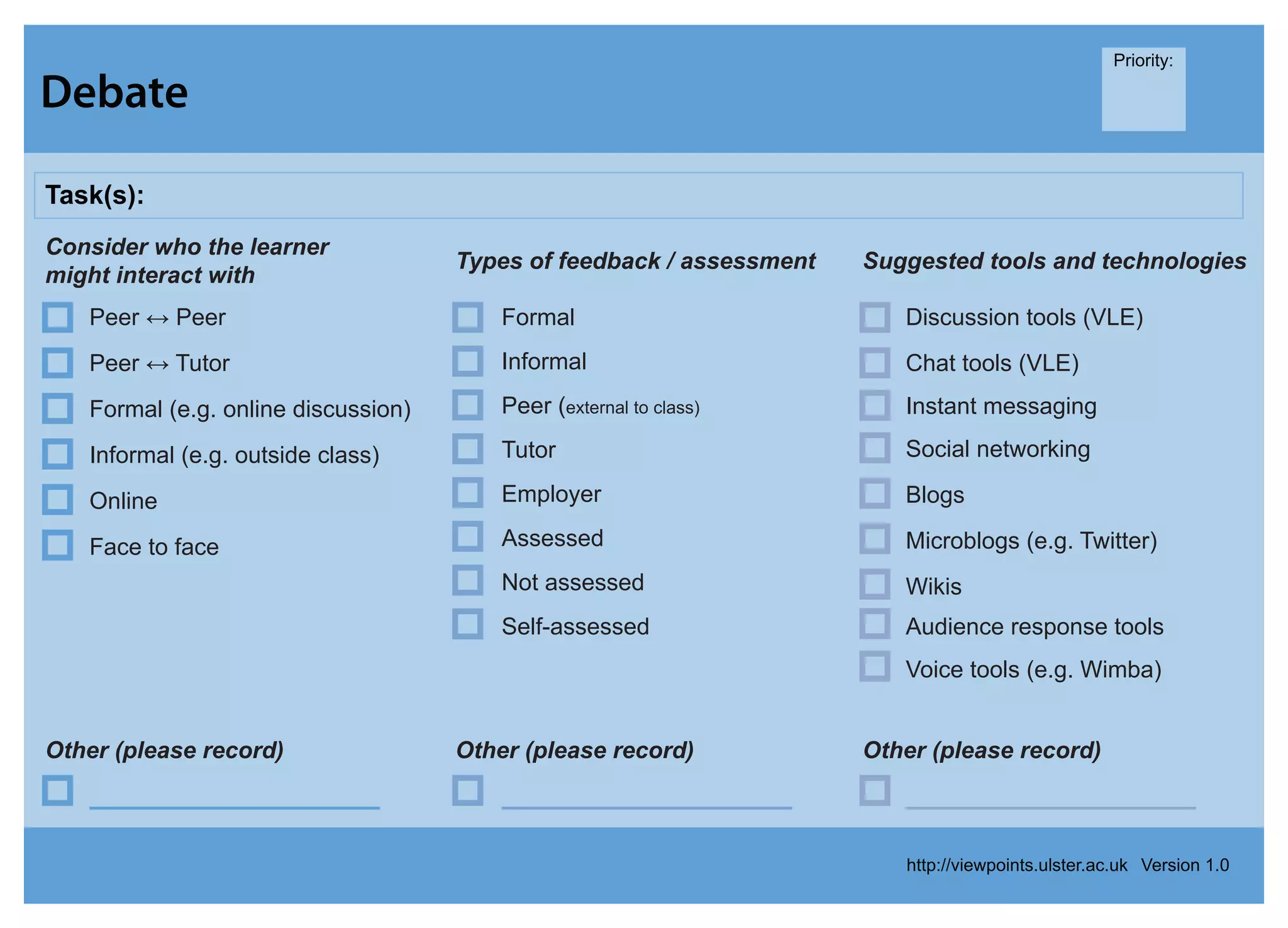 Learner Engagement printable cards | PDF