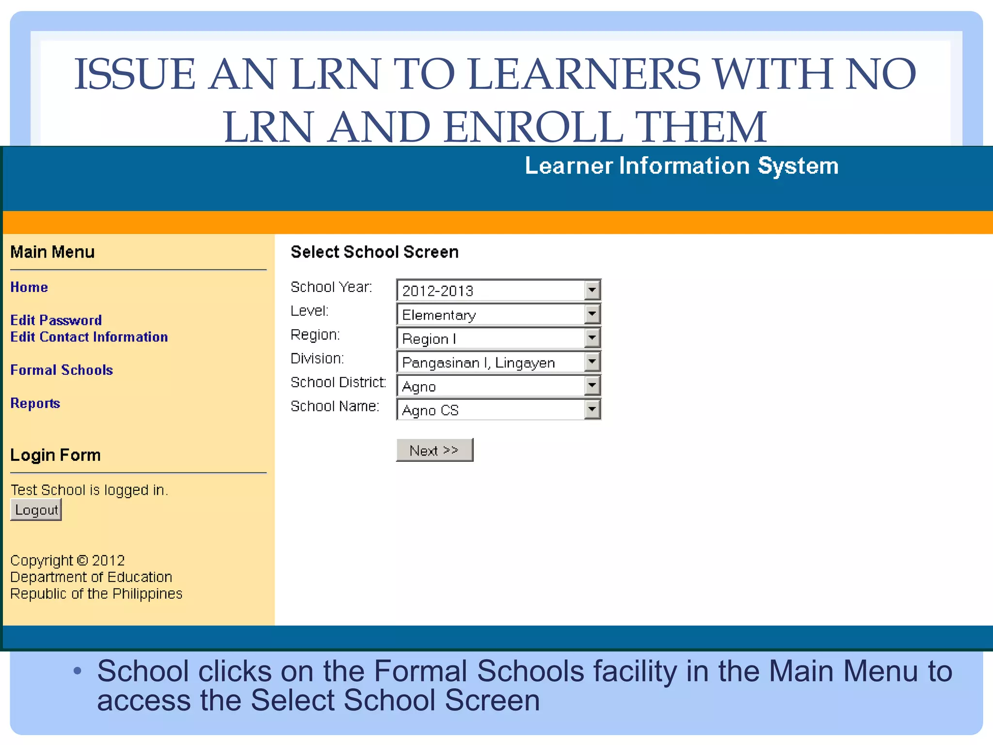 Learner information system | PPTX