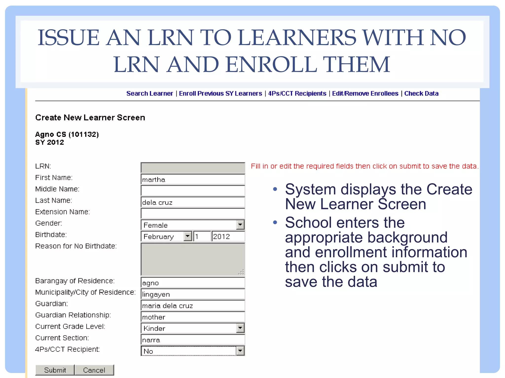 Learner information system | PPTX