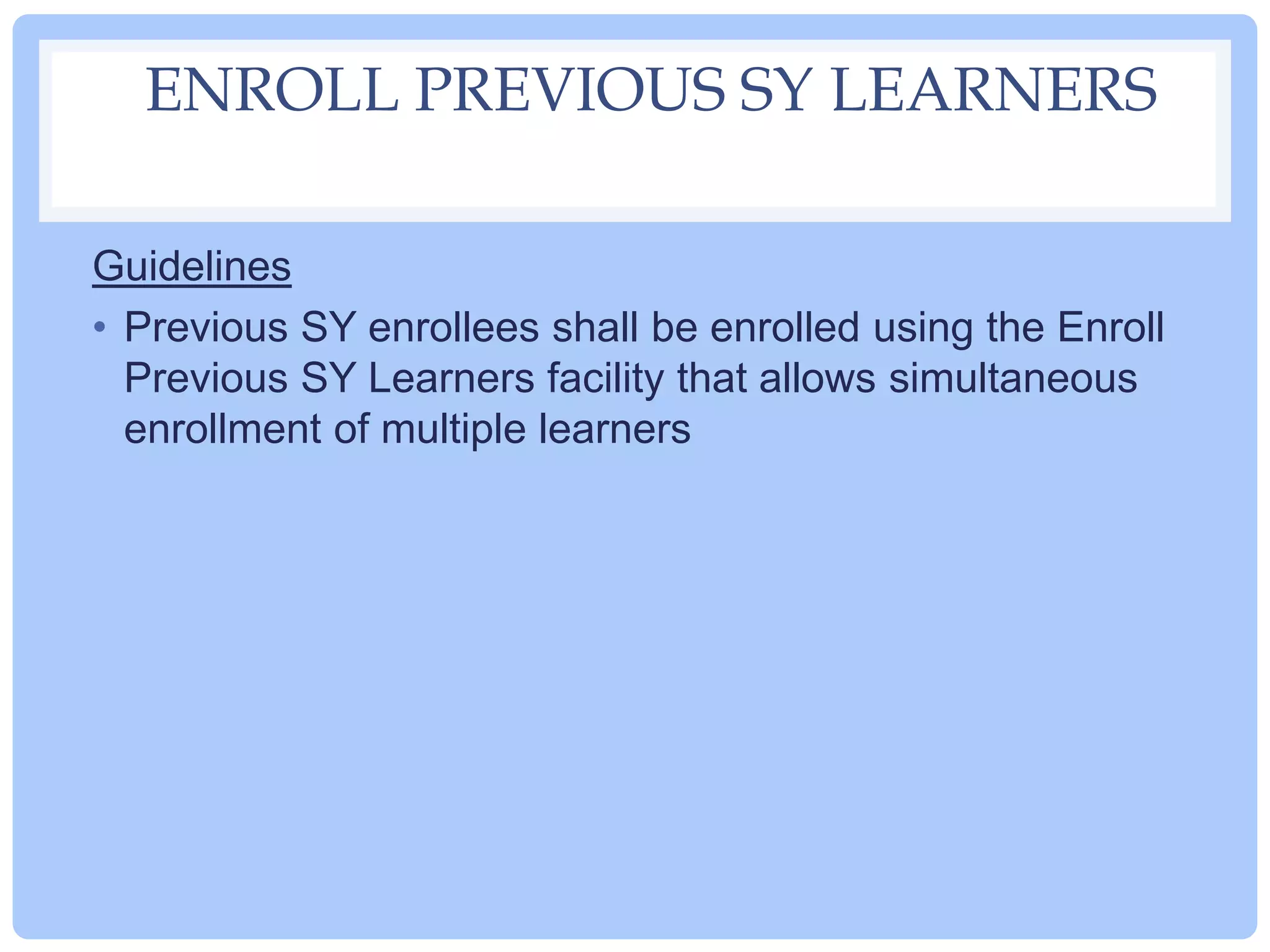 Learner information system | PPTX