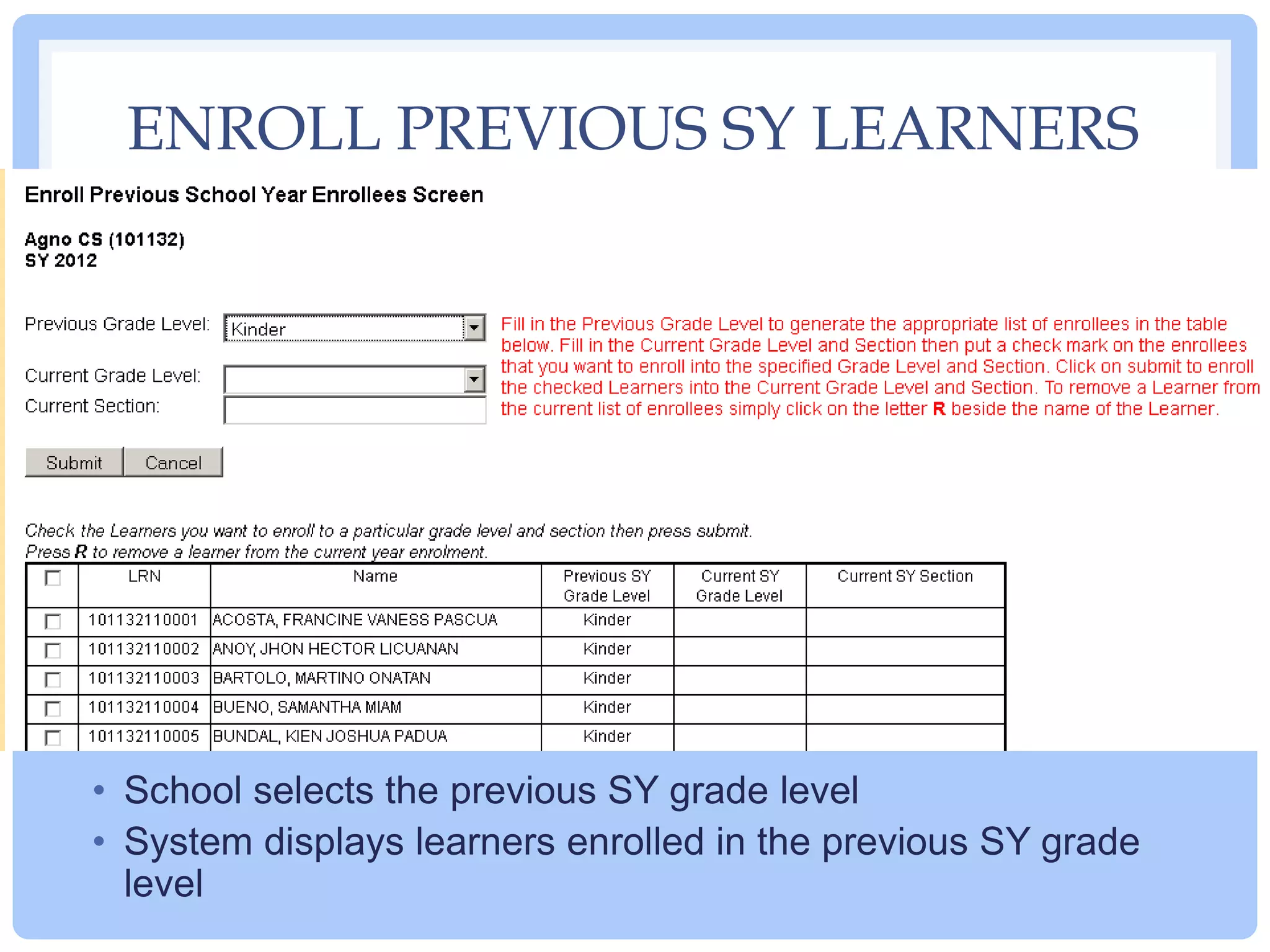 Learner information system | PPTX