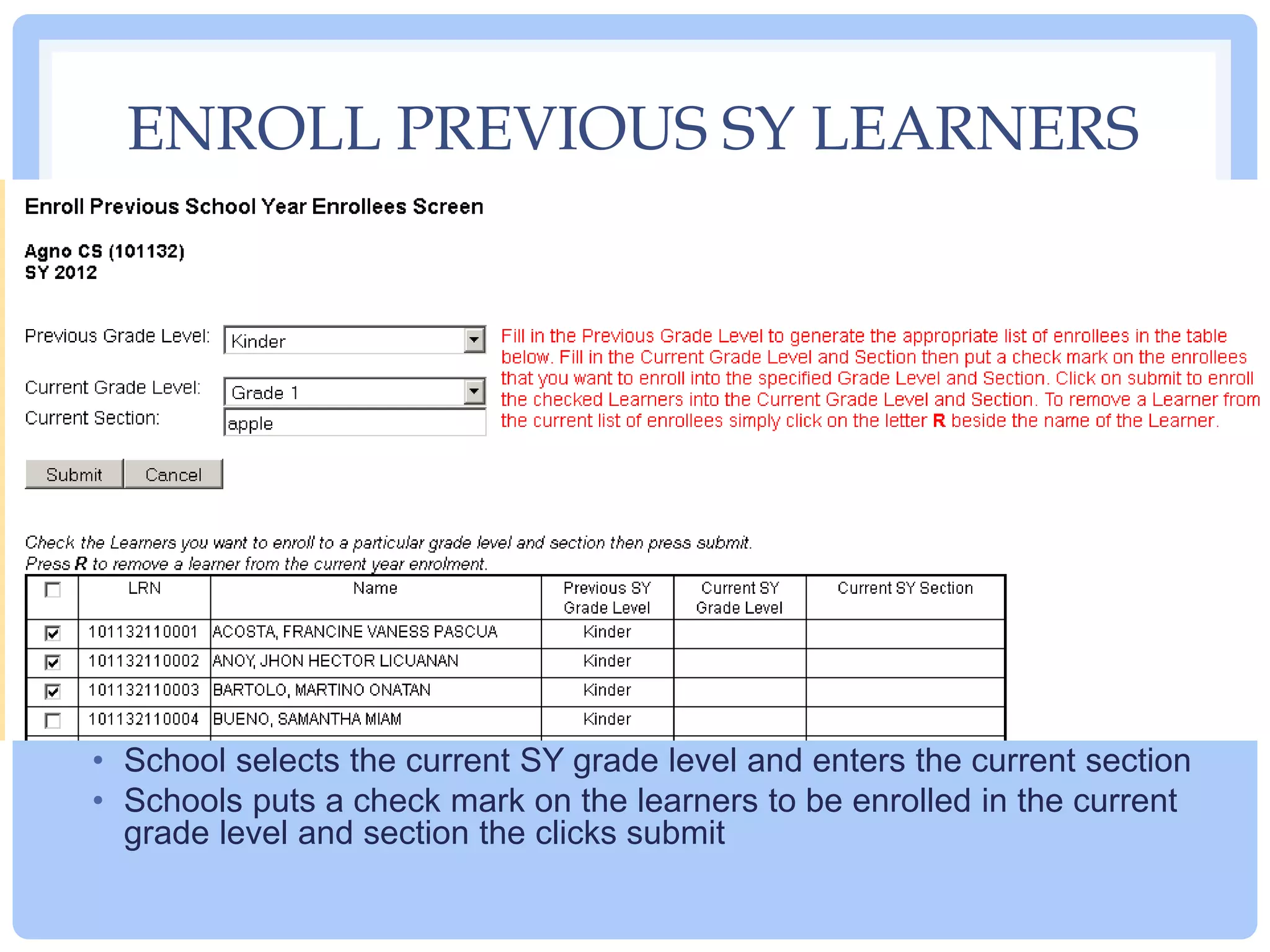 Learner information system | PPTX